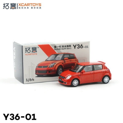 XCARTOYS 1/64 Scale Suzuki Swift Gen.1 Red Diecast Car Model Toy Gift ...