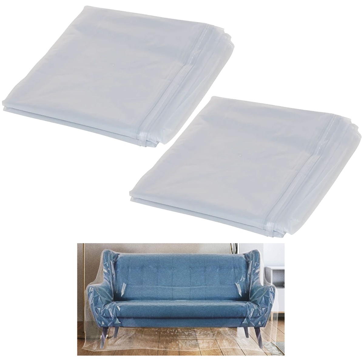 Heavy Duty Plastic Couch Covers Wholesale Clear Plastic Sofa Covers