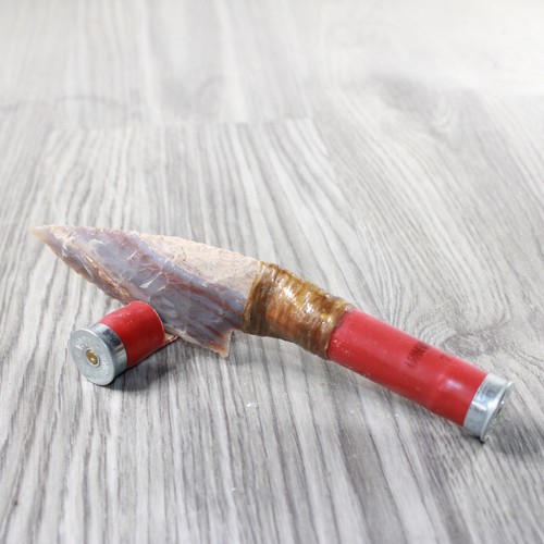 Shotgun Shell Handle Stone Blade Ornamental Knife #73954 Mountain Man ...
