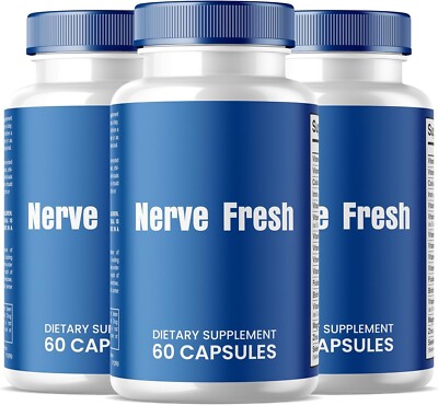 Nerve Fresh Pills All Natural Advanced Formula Supplements (180 ...