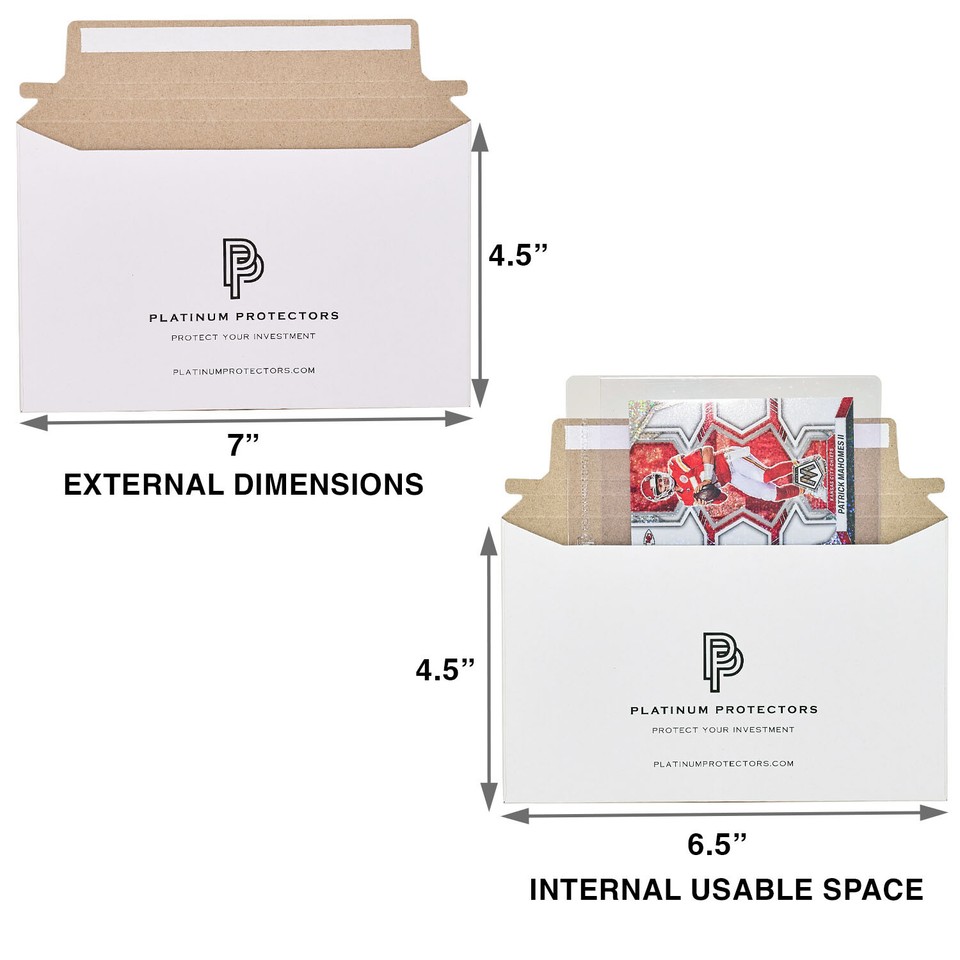 Platinum Protectors Shipping Mailers for Cards eBay Standard Envelope ...