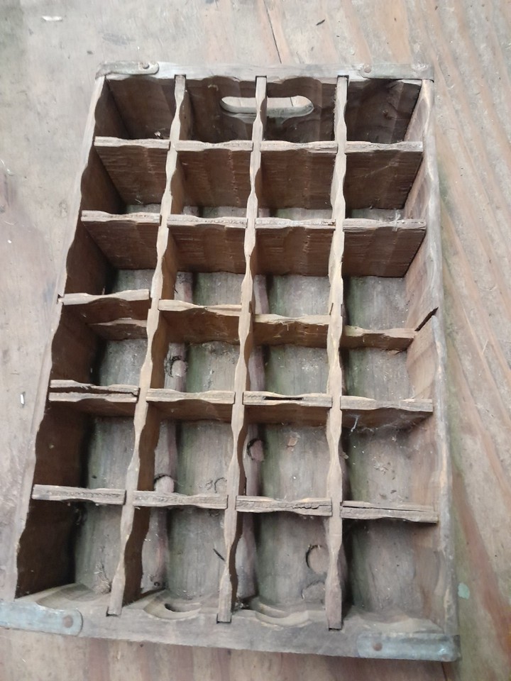 Vintage Wooden Pepsi Cola Crate Bottle Box Rustic Distressed 24 Pk | eBay