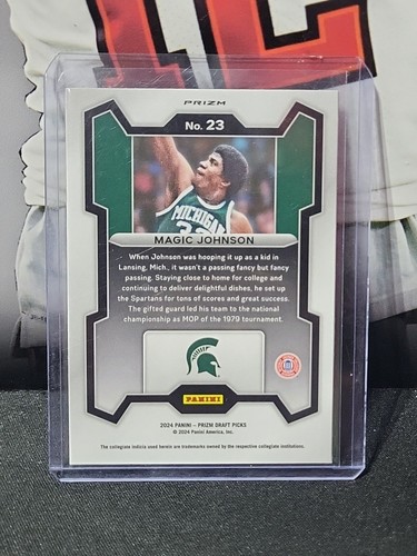 2024 Panini Prizm Draft Picks Tiger Stripe Scope Prizm Magic Johnson | eBay