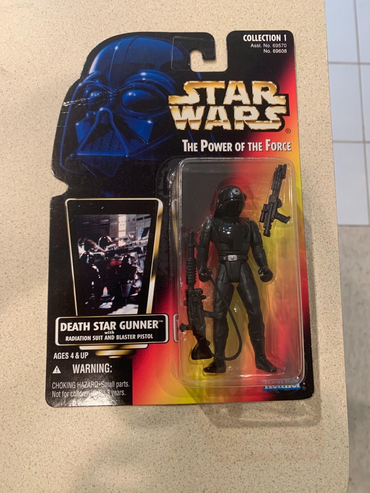 Star Wars POTF2 Red Card Death Star Gunner Radiation Suit Power Of The ...