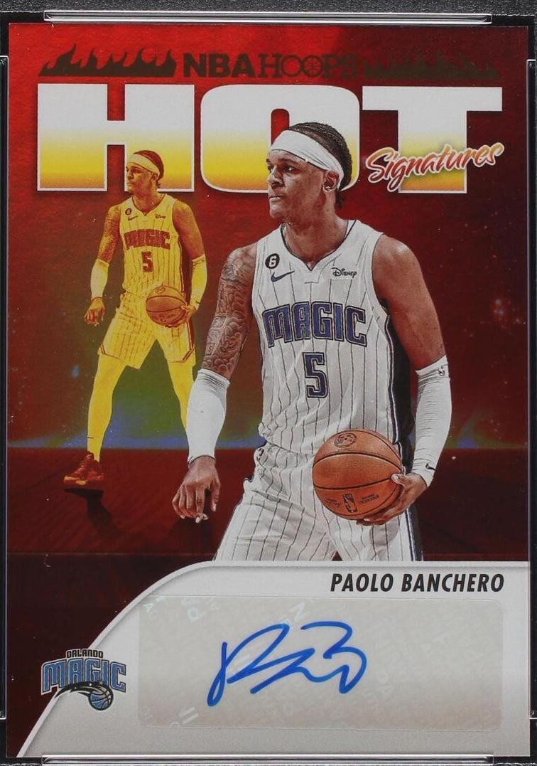 2023-24 Panini NBA Hoops - Hot Signatures Paolo Banchero #HS-PAO (AU ...