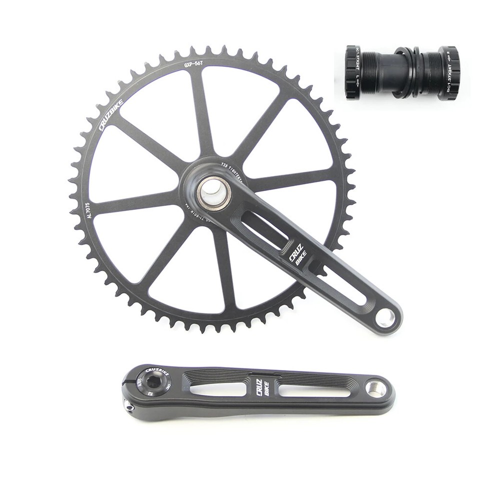 Folding Bike Crankset Ultralight 155/160/165/170/175mm Hollow Tech ...