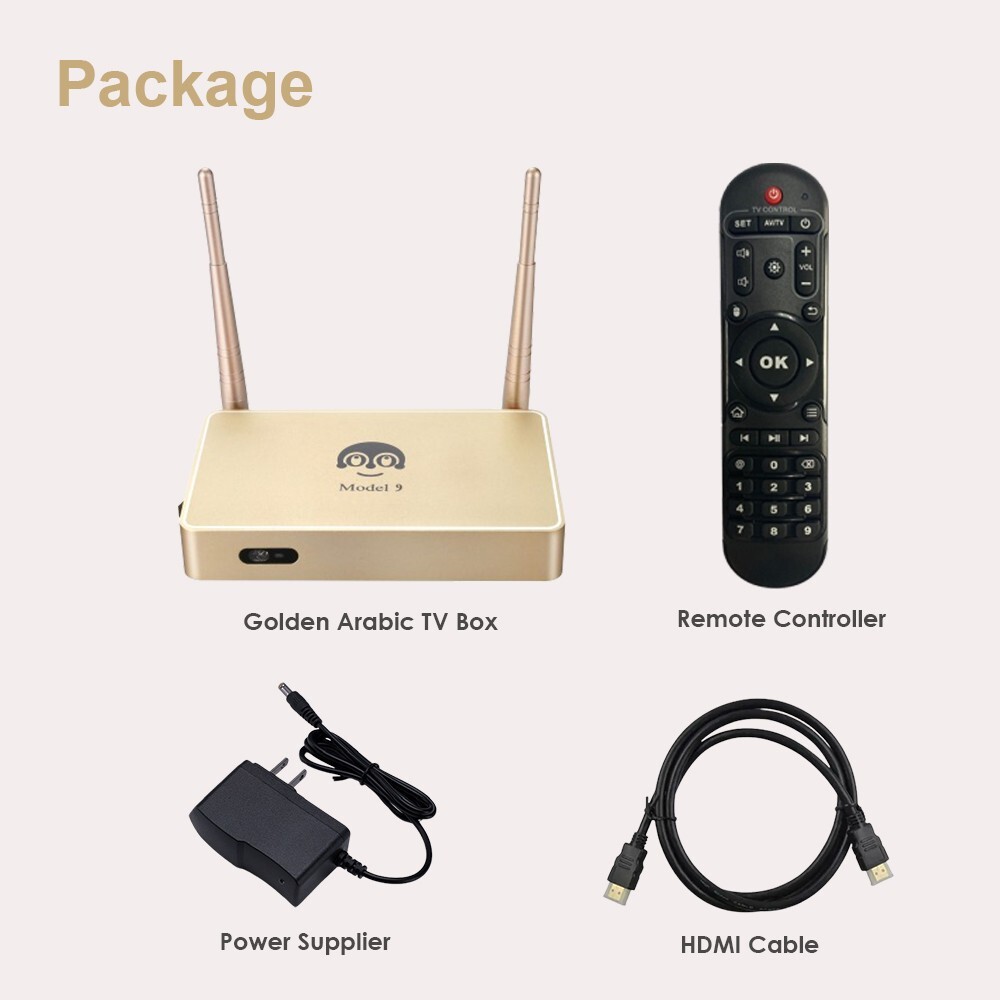 Arabic TV Box Model 9 – 無料視聴サットチャンネル