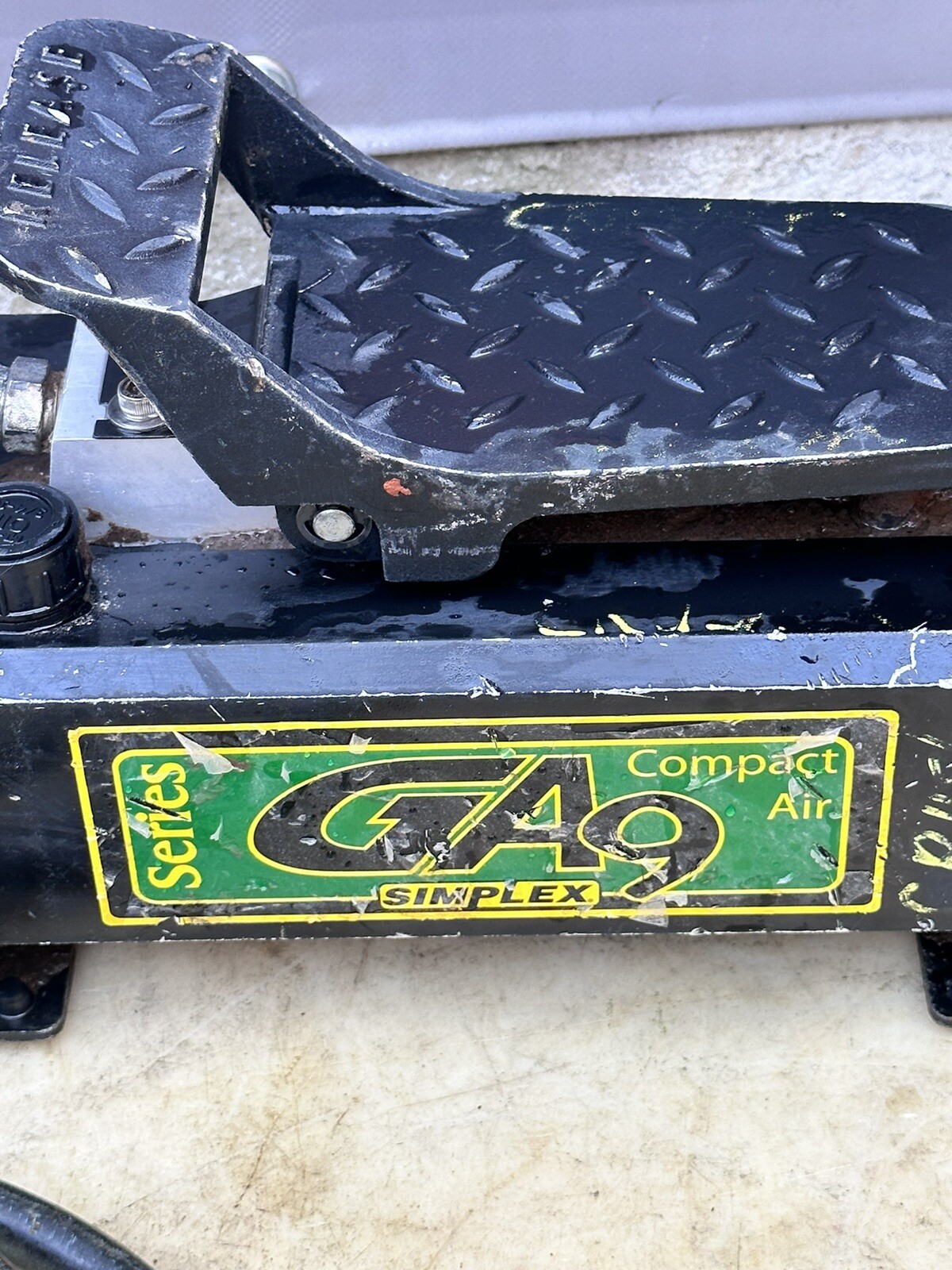 SIMPLEX GA9230D Air Over Hydraulic Compact Foot Pump | eBay