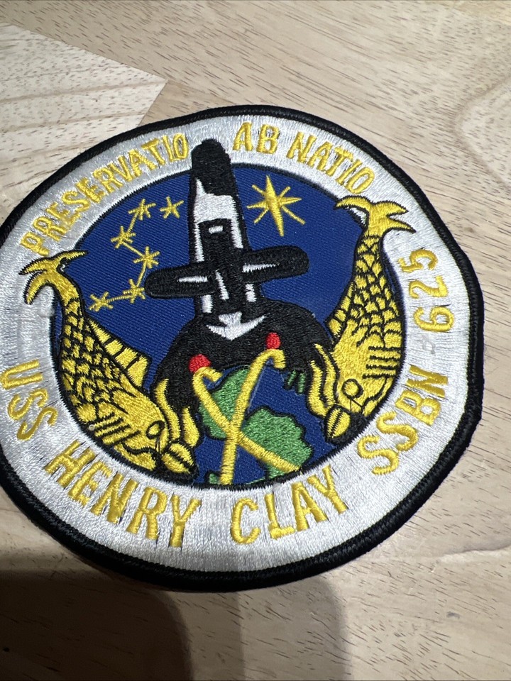 USN Navy Ballistic Missile Submarine Patch USS Henry Clay SSBN 625 | eBay