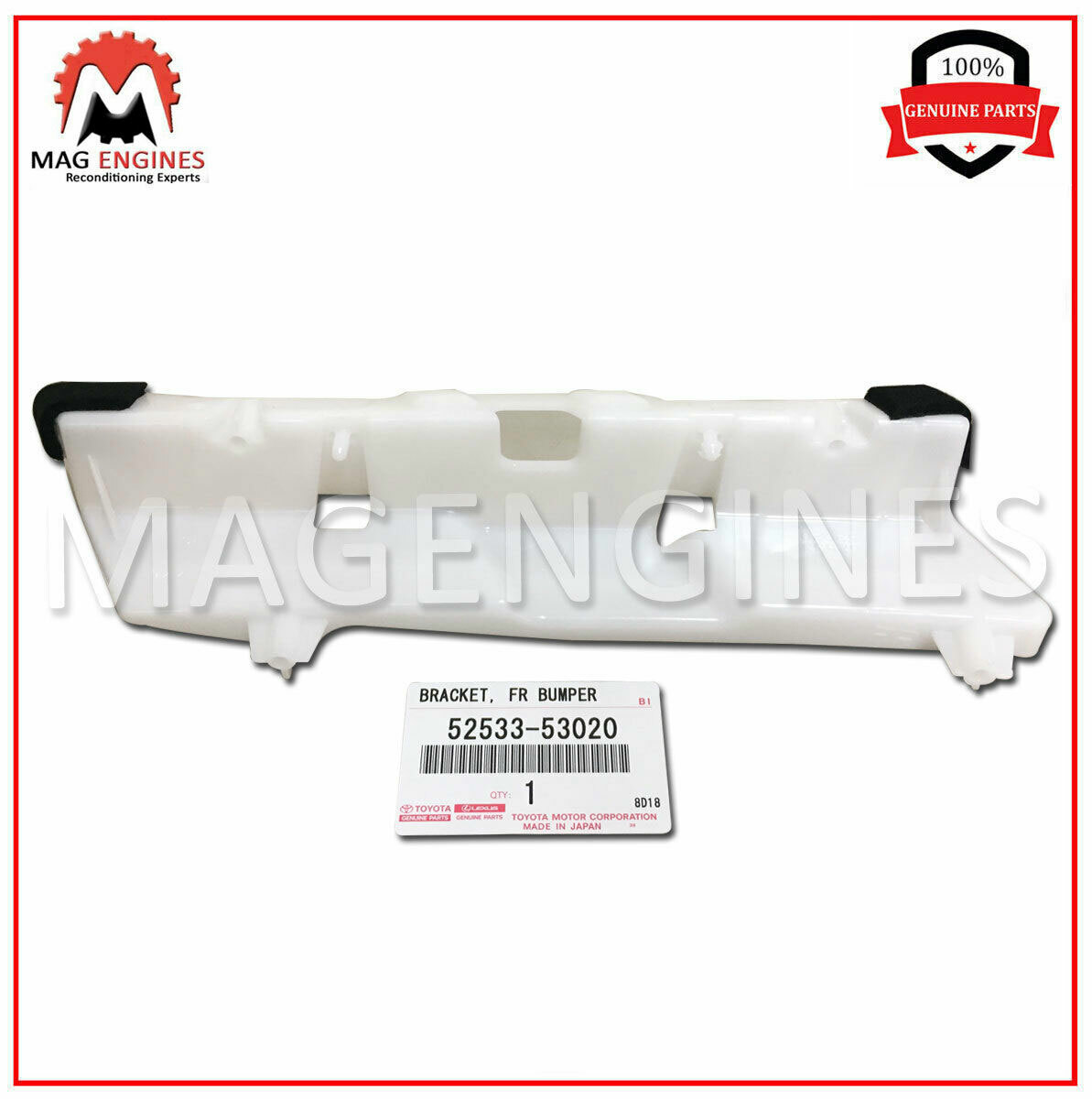 52533-53020 GENUINE OEM BRACKET, FRONT BUMPER RETAINER, NO.1 5253353020 ...