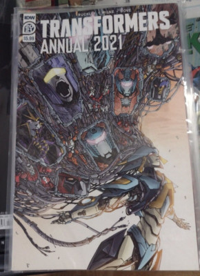 TRANSFORMERS annual 2021 IDW productions alex milne robots in disguise ...