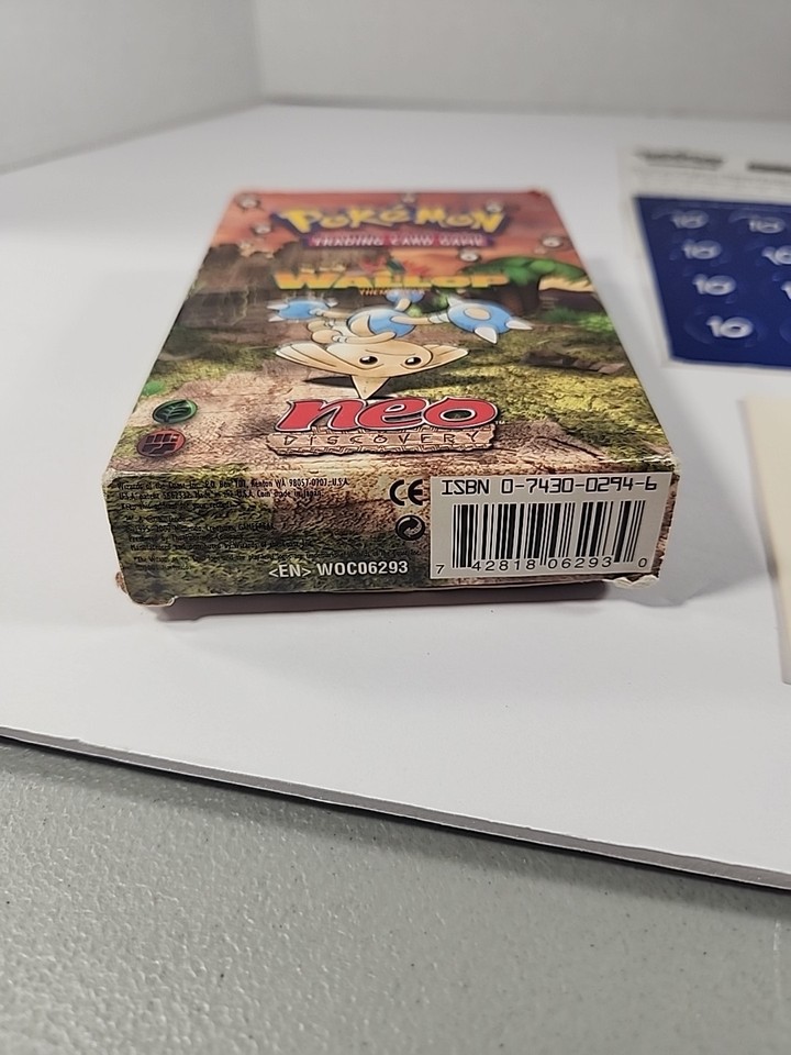 Pokémon Neo Discovery Wallop Theme Deck, Card List *INCOMPLETE DECK See ...