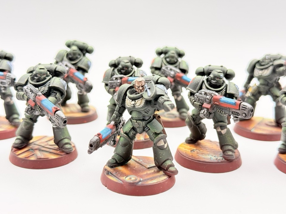 Warhammer 40k Dark Angels Hellblasters Painted | eBay