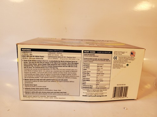 1/24 Scale Revell/Monogram #11 Steve Kinser Quaker State Sprint Car | eBay