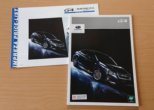 Subaru Impreza G4 IMPREZA G4 GJ type 2012/9 catalog quick decision price | eBay