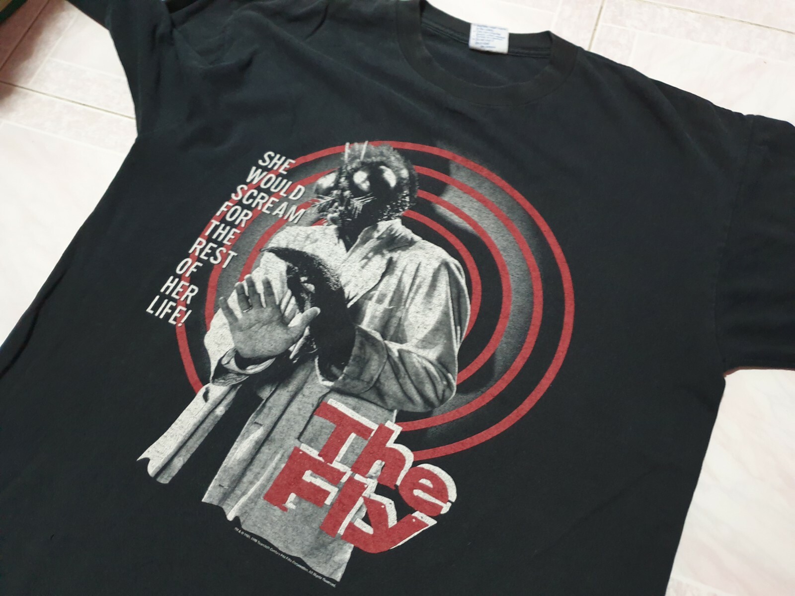 Rare vintage 90s The Fly horror movie t-shirt Alien … - Gem