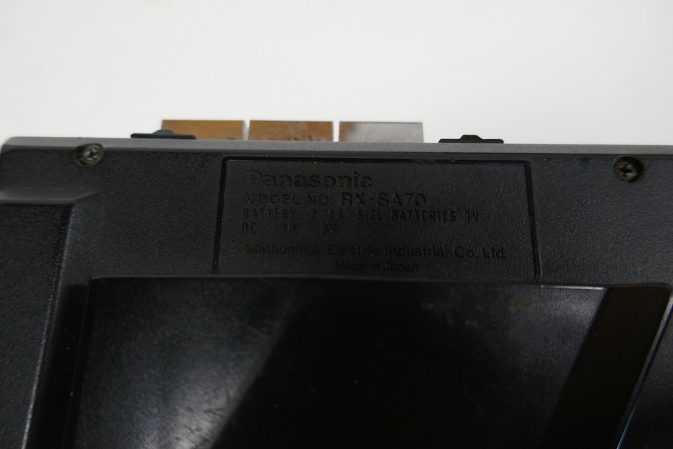 Panasonic RX-SA70 Auto-Reverse Cassette Player AM/FM Radio Tested Parts ...