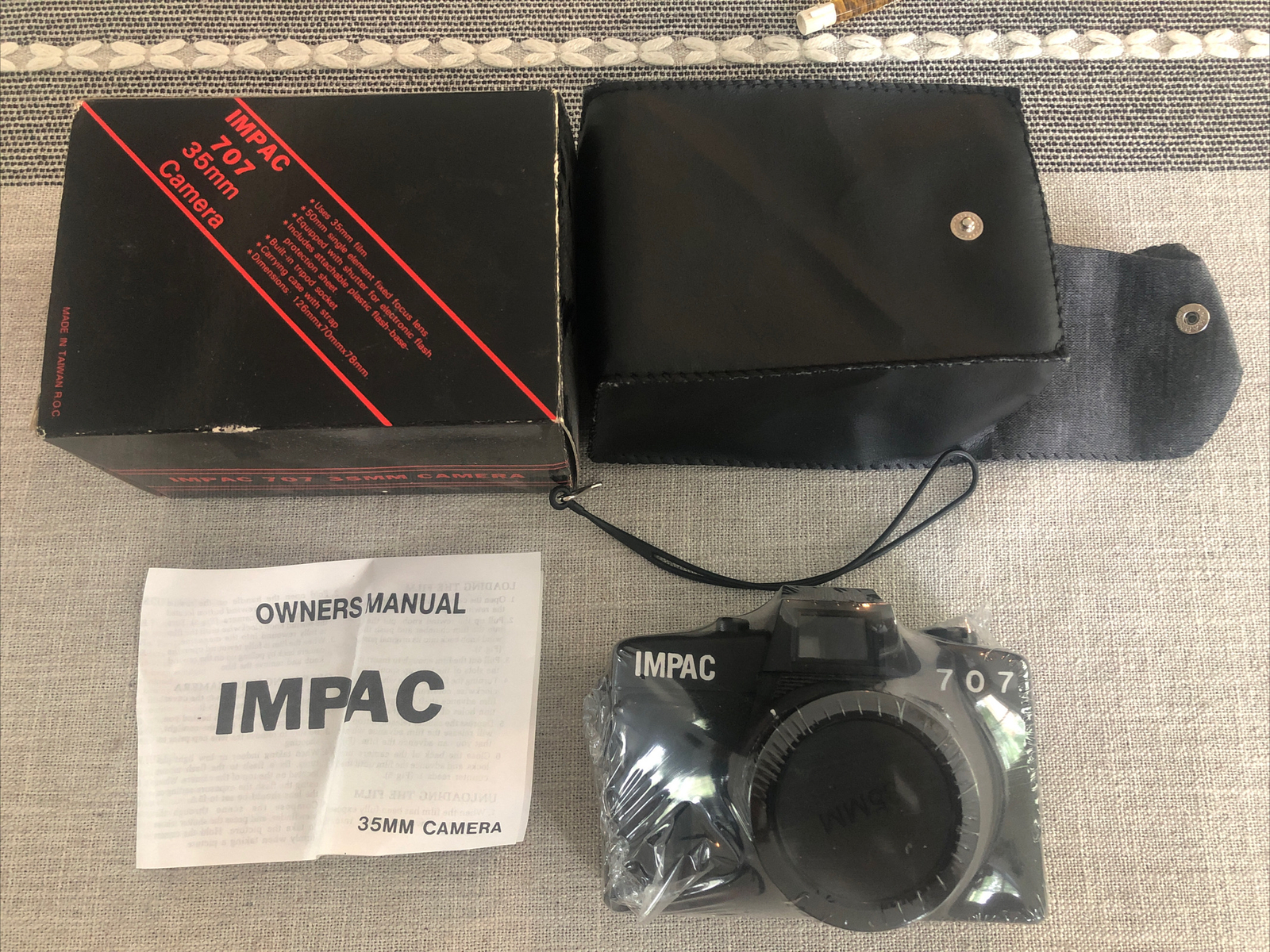 IMPAC 707 35MM Camera Black NEW VINTAGE Sealed Hipster Focus With ...