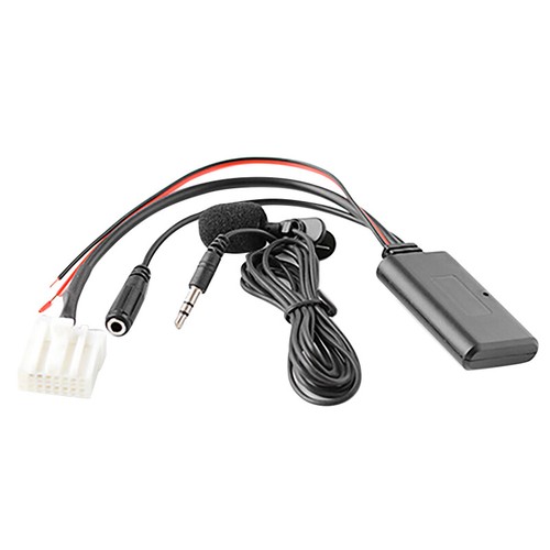 Car Bluetooth 5.0 Aux Cable Microphone Handsfree Mobile Phone Calling ...