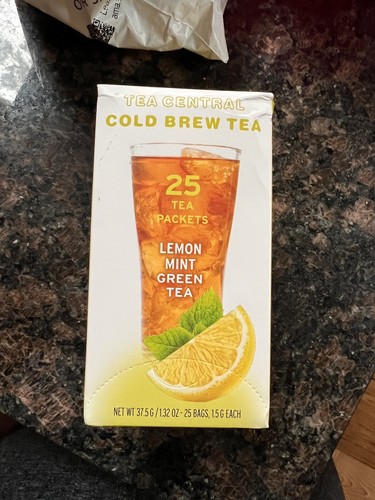 Tea Central Cold Brew LEMON Mint GREEN Tea 25 Bags 1.5 Gram Each Bb 6/26 | eBay Australia