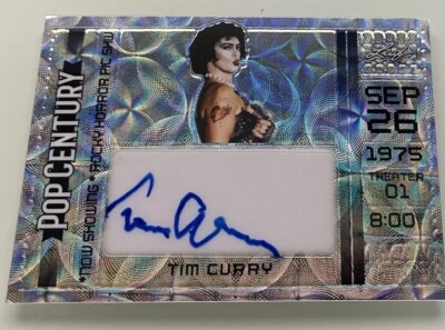 2024 Leaf Pop Century Tim Curry autograph #3/10 Rocky Horror Picture ...