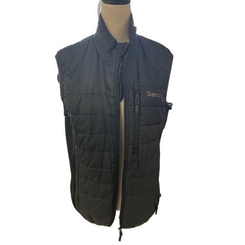 Bench Men’s Gilet puffer body warmer padded hoodie vest | eBay