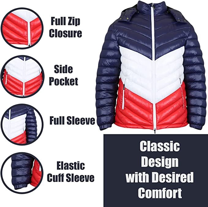 Men's Bubble Weatherproof Heavyweight Hooded Puffer Jacket ( Size S-2XL ...