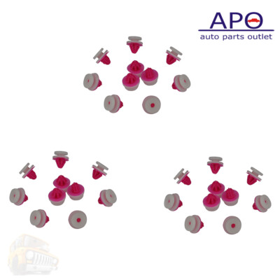 DYC500040 x30Pcs LR3 LR4 Wheel Fender Molding Clips Fit 05-13 Left 4.4L ...