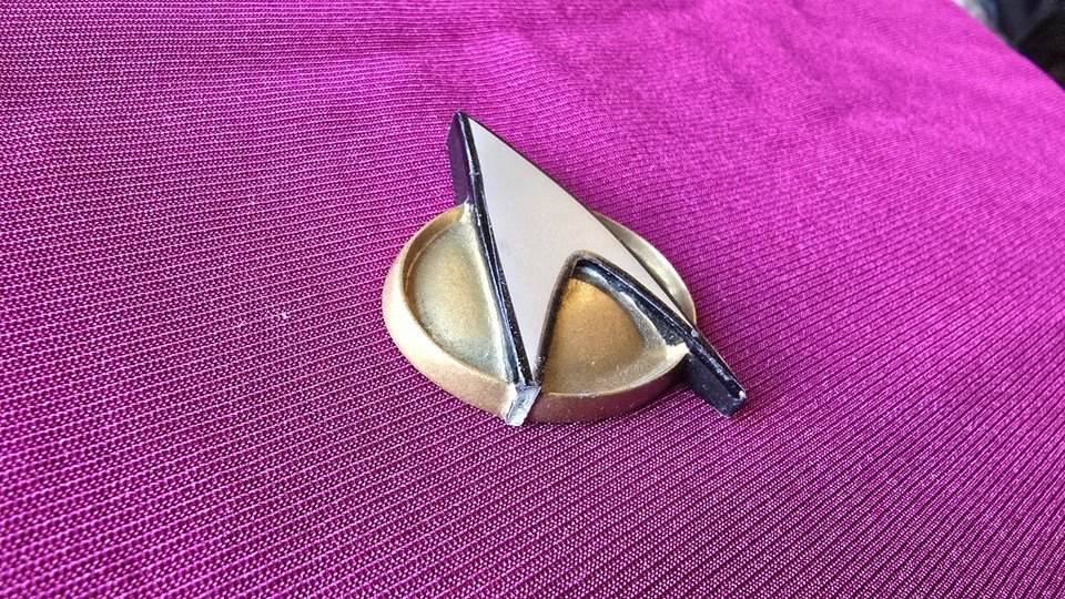 Screen Used Star Trek The Next Generation Commbadge Communicator Badge ...