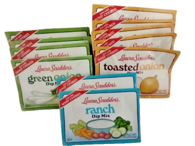 Laura Scudder's (4)Green Onion - (5)Toasted Onion - (2)Ranch Dip Mix ...
