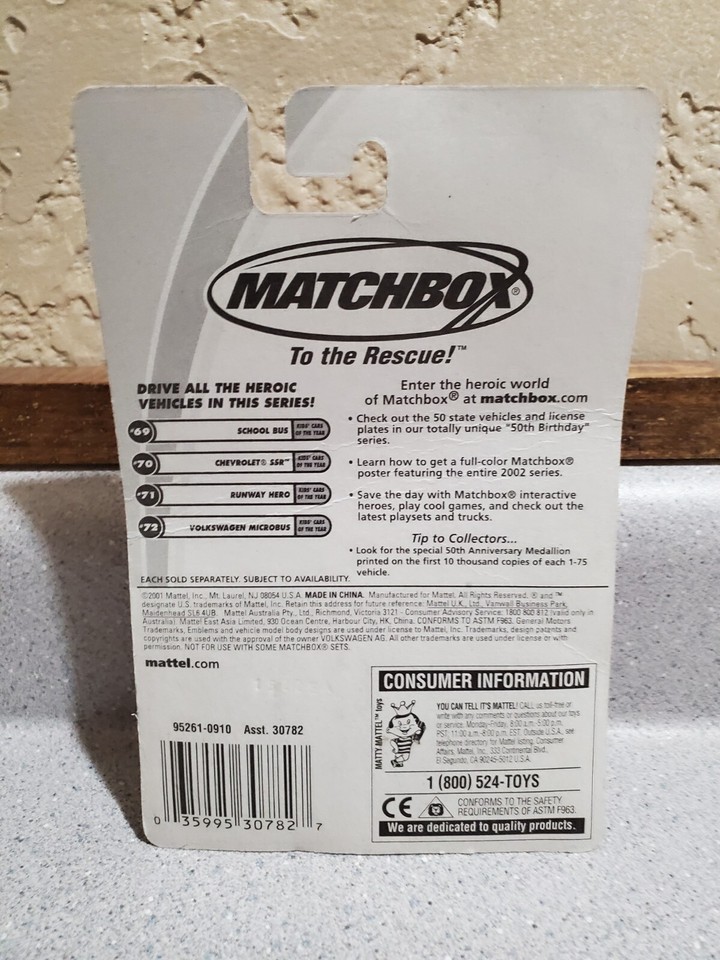 MATCHBOX 2002 #69/75 YELLOW BULLDOGS FOOTBALL SCHOOL BUS | eBay