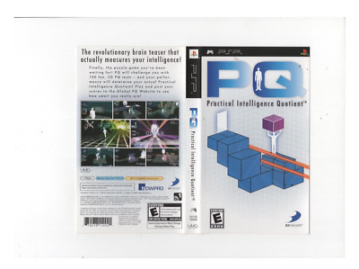 Practical Intelligence Quotient PQ PSP ARTWORK ONLY Authentic Excellent ...