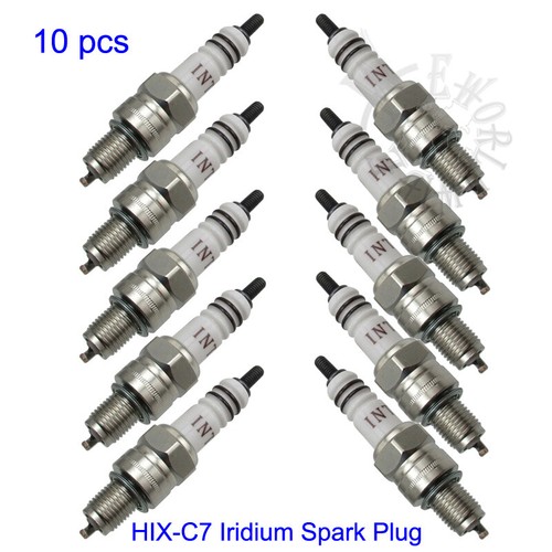 HIX-C7 Iridium Spark Plug For 50cc-190cc Chinese Pit Dirt Bike ATV Quad ...