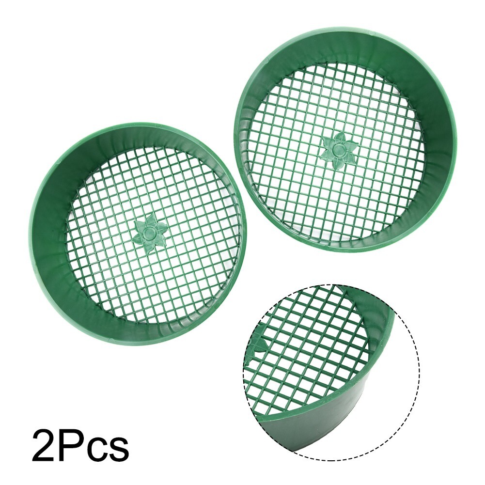 Heavy Duty Garden Riddle Sieve Mesh Soil Sift Compost Tray Gardening ...