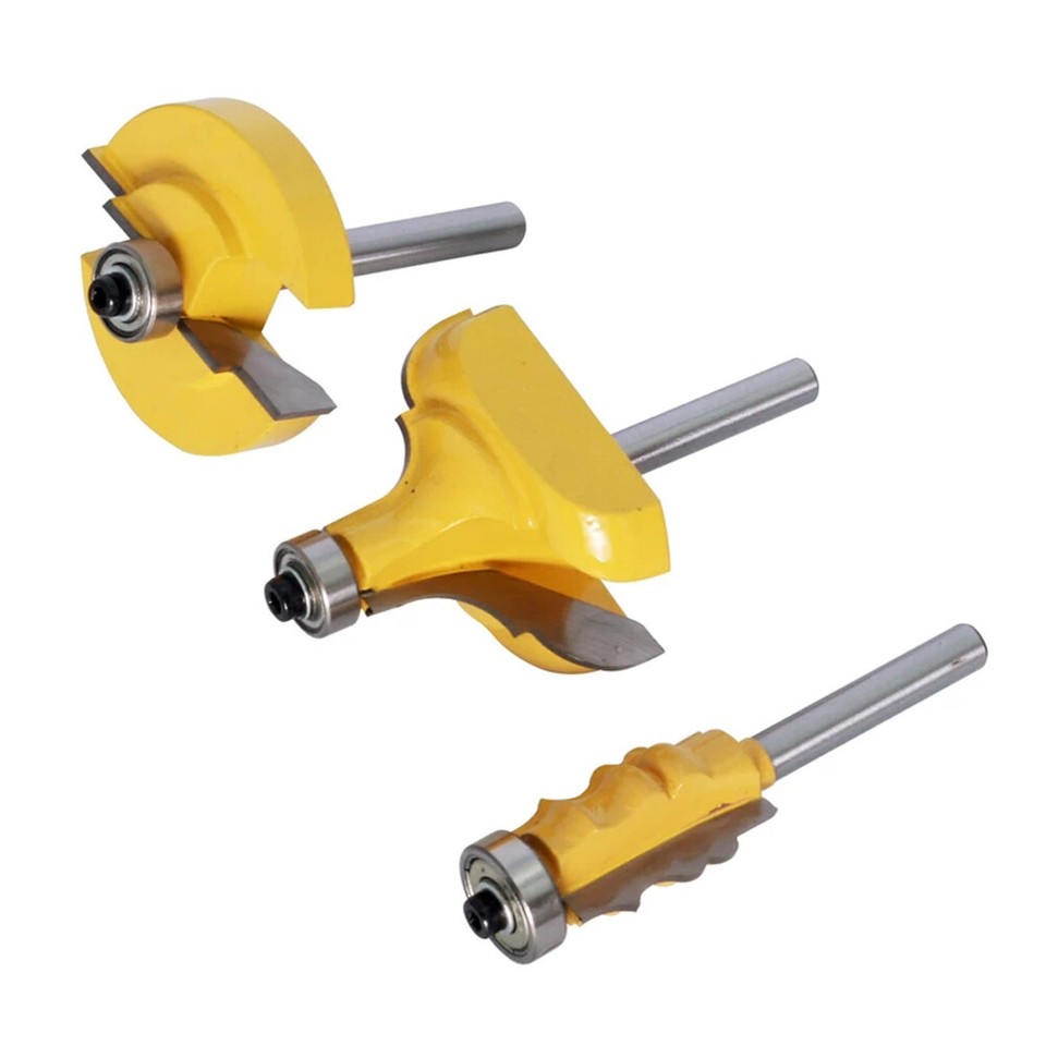3pcs 1/4" Shank Picture Frame/Molding Router Bits set | eBay