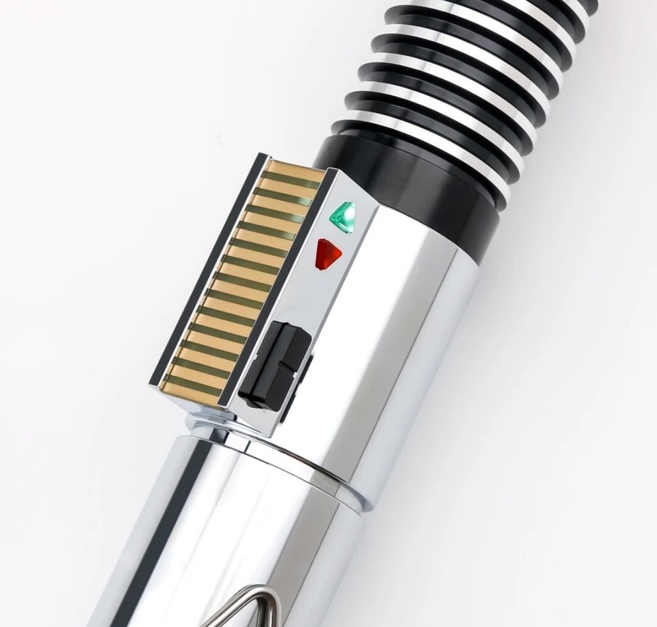 Luke Skywalker ROTJ Lightsaber With Switch Box Collectors Metal Empty ...