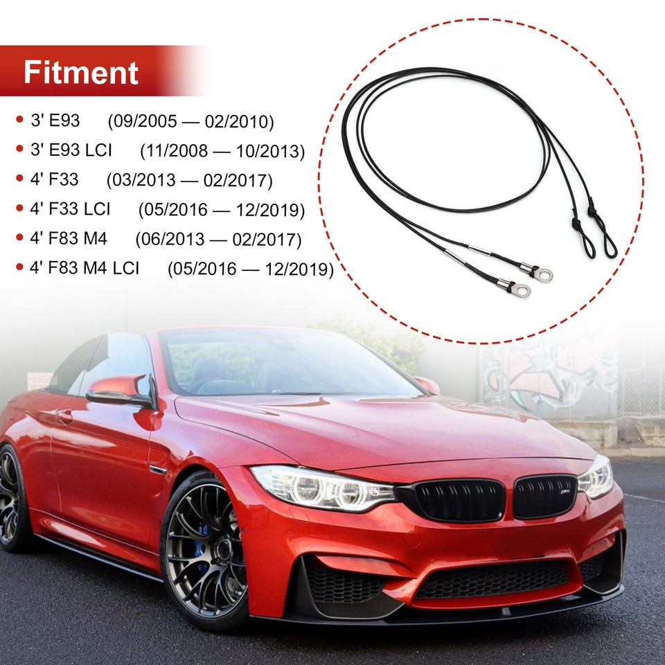 Convertible Top Headliner Tension Rope 54377277475 for BMW 328i, 335i ...