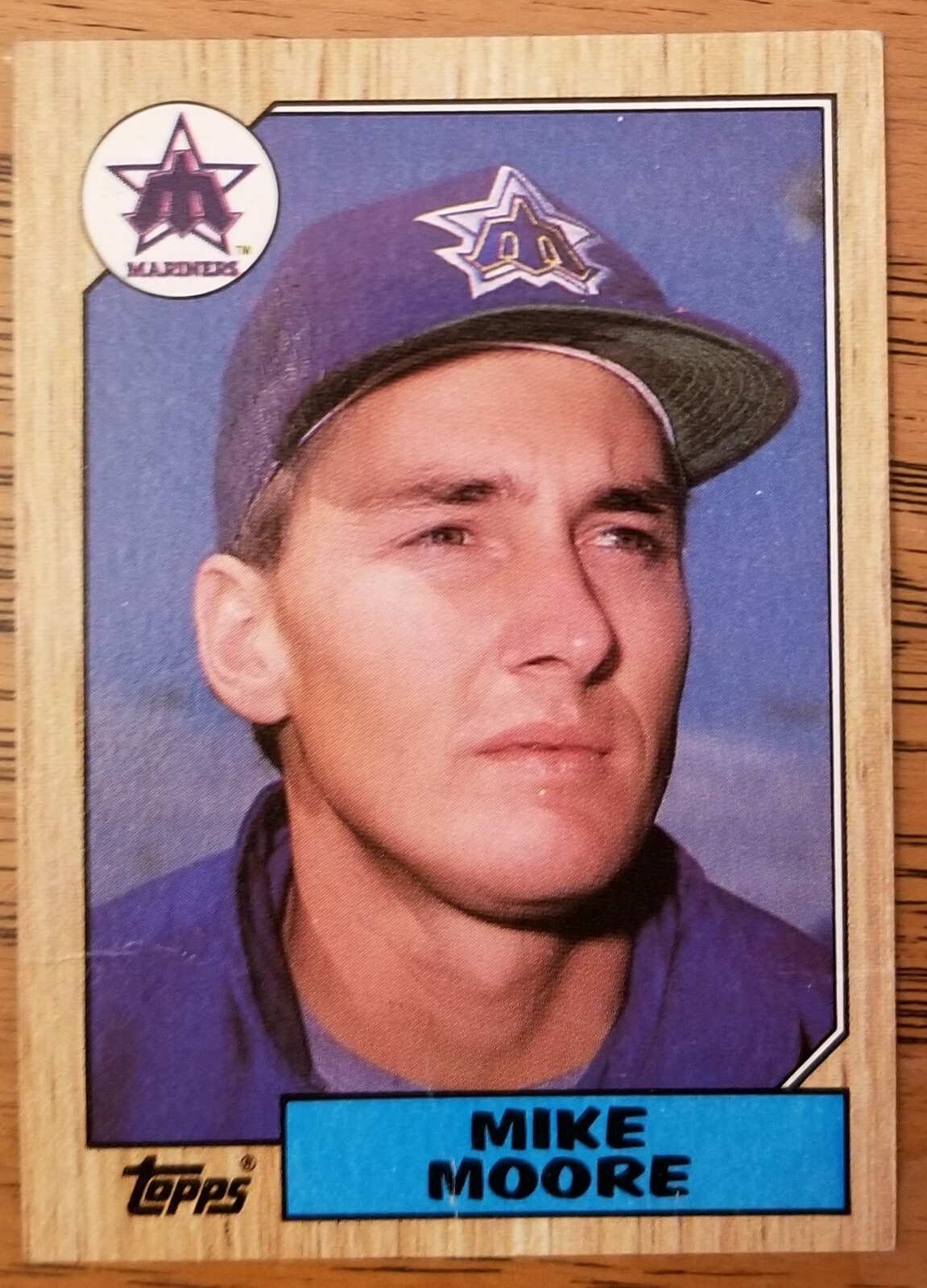 Mike Moore Seattle Mariners 1987 Topps Baseball Card #727 VG | eBay