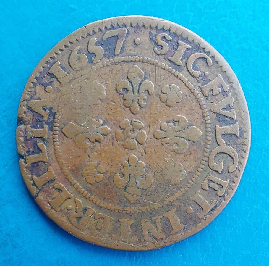 Louis XIV ," Test " (After Ciani And Hoffmann) From Farthing Aux Four ...