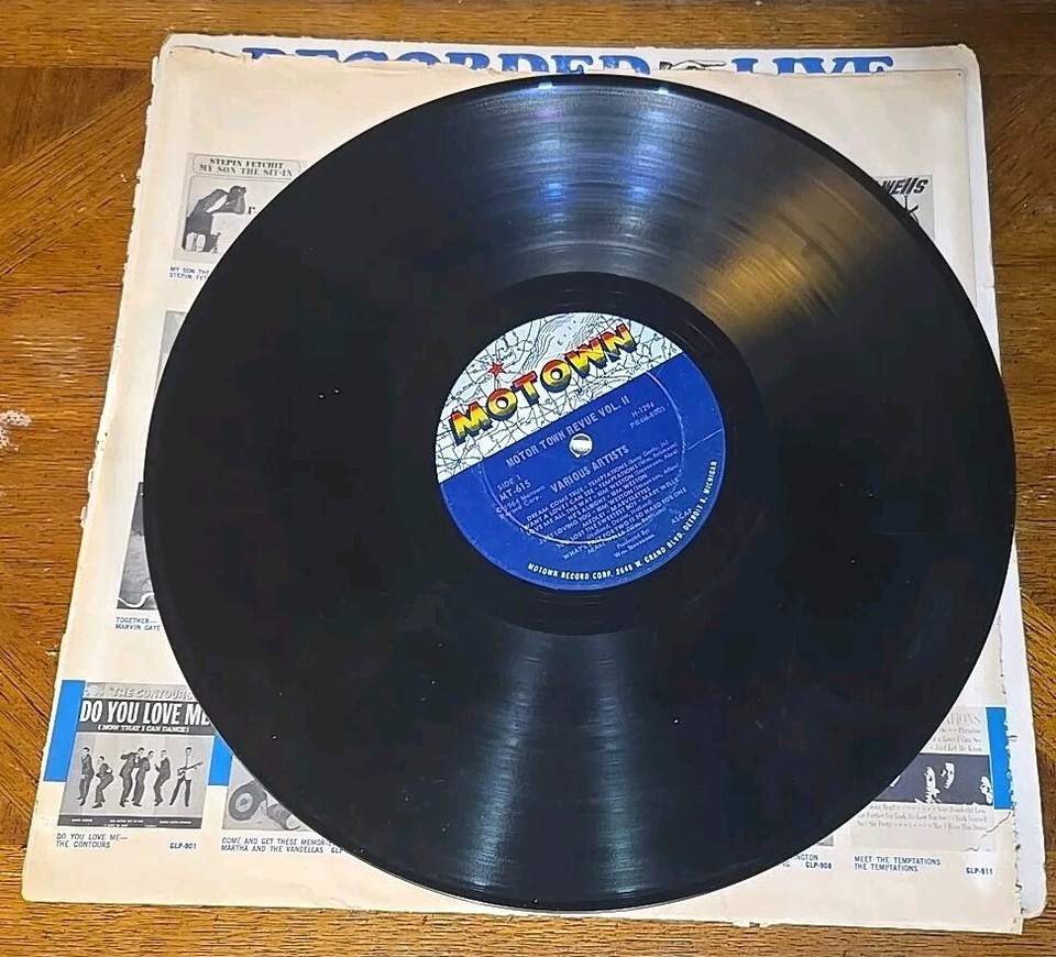 THE MOTORTOWN REVUE Vol 2,Marvin Gaye MONO Stevie Wonder, Marve Gaye ...