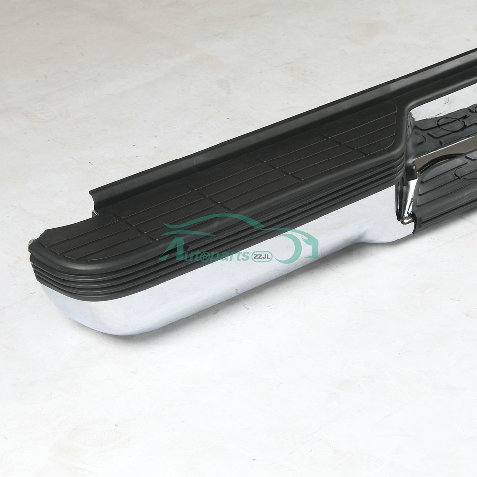 Chrome Rear Step Bumper For 1988-2000 Chevy Silverado GMC Sierra C ...