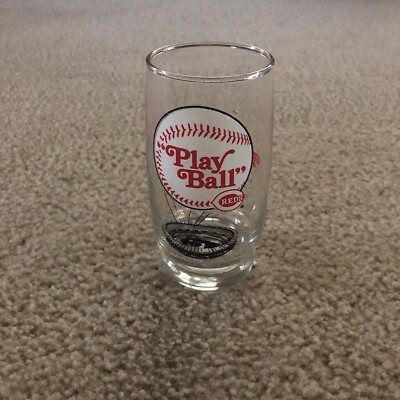 1981 Cincinnati Reds Play Ball 5 1/4 Inch Glass MLB | eBay