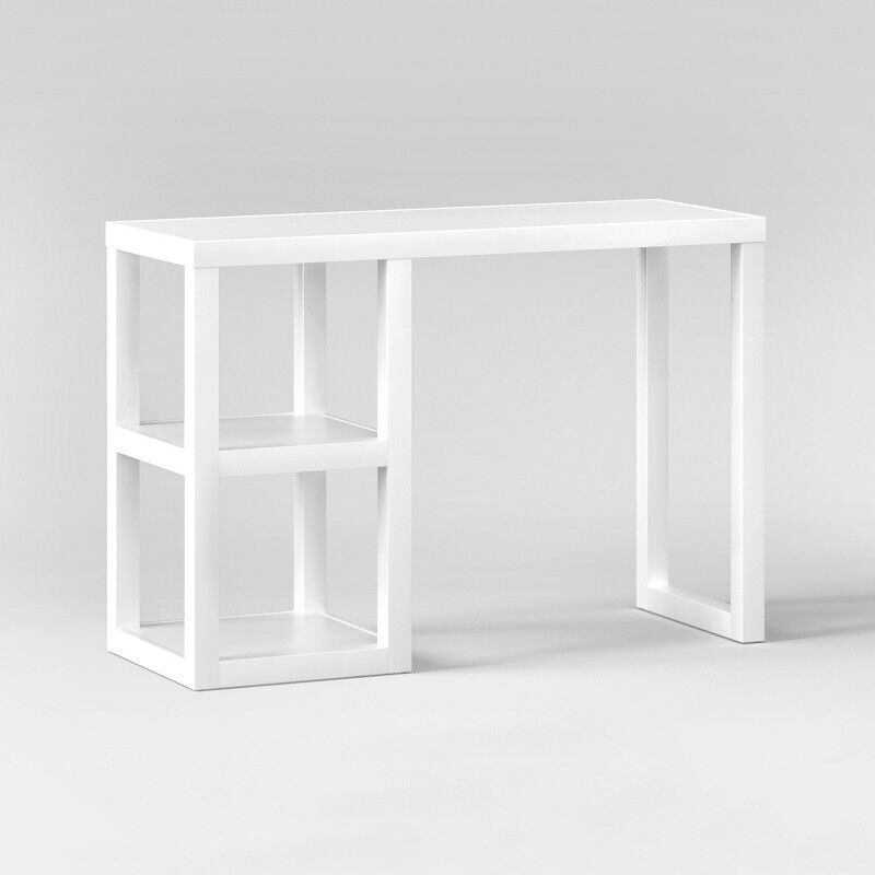 Threshold Carson Wood Writing Desk with Storage - White for sale online ...