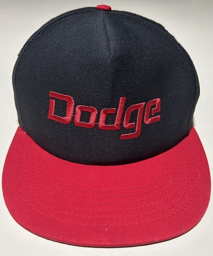 Hat Vintage Dodge Ram MOPAR Black Red Snapback | eBay
