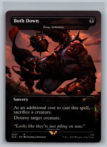Both Down 1037 Magic Gathering Secret Lair MTG Blood Bowl Bone ...