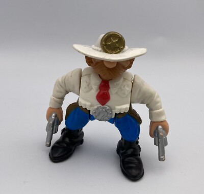 Vintage Fisher Price Great Adventures Western SHERIFF White Cowboy ...