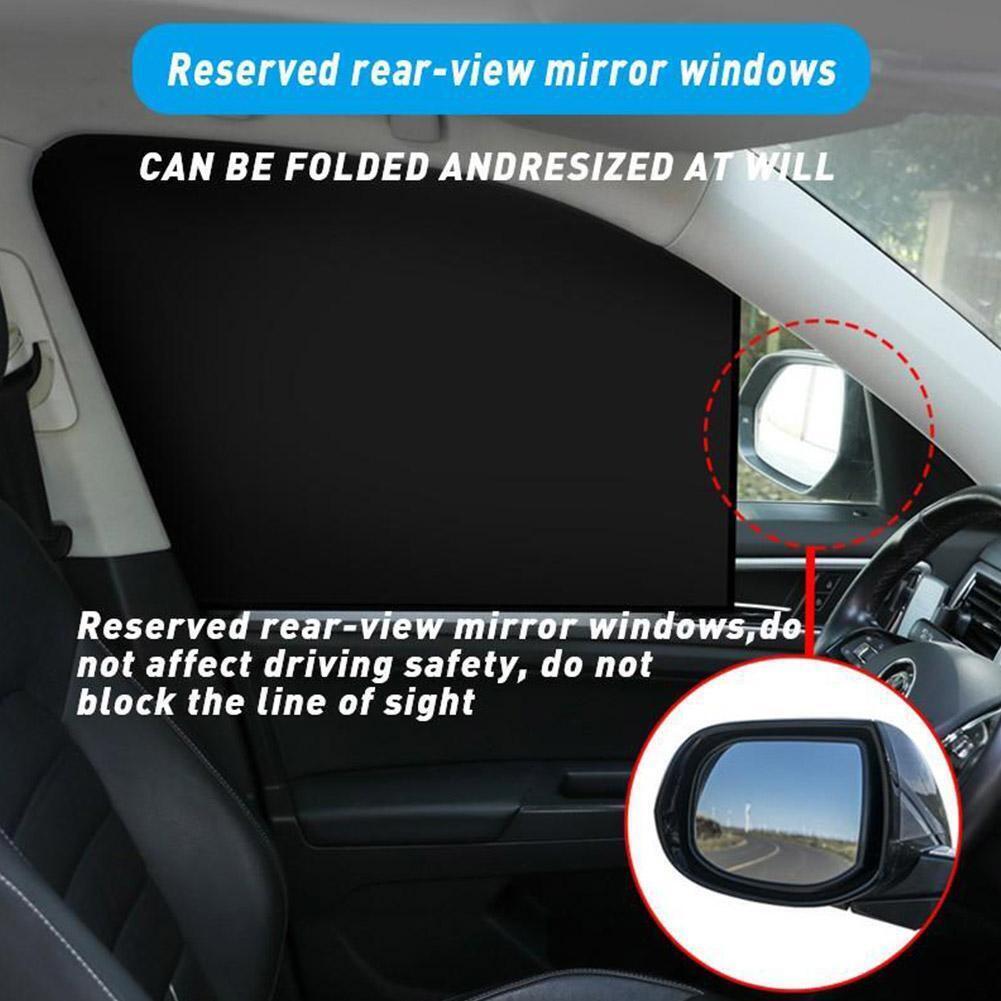 4x Magnetic Car Window Sun Shade Screen UV Visor Protector Sunshade ...