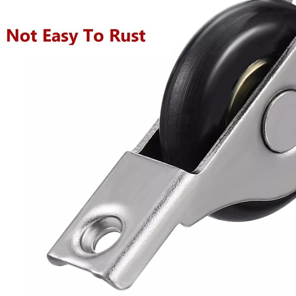 For Wardrobe Systems Sliding Pulley Roller Track Sliding Roller Solid ...