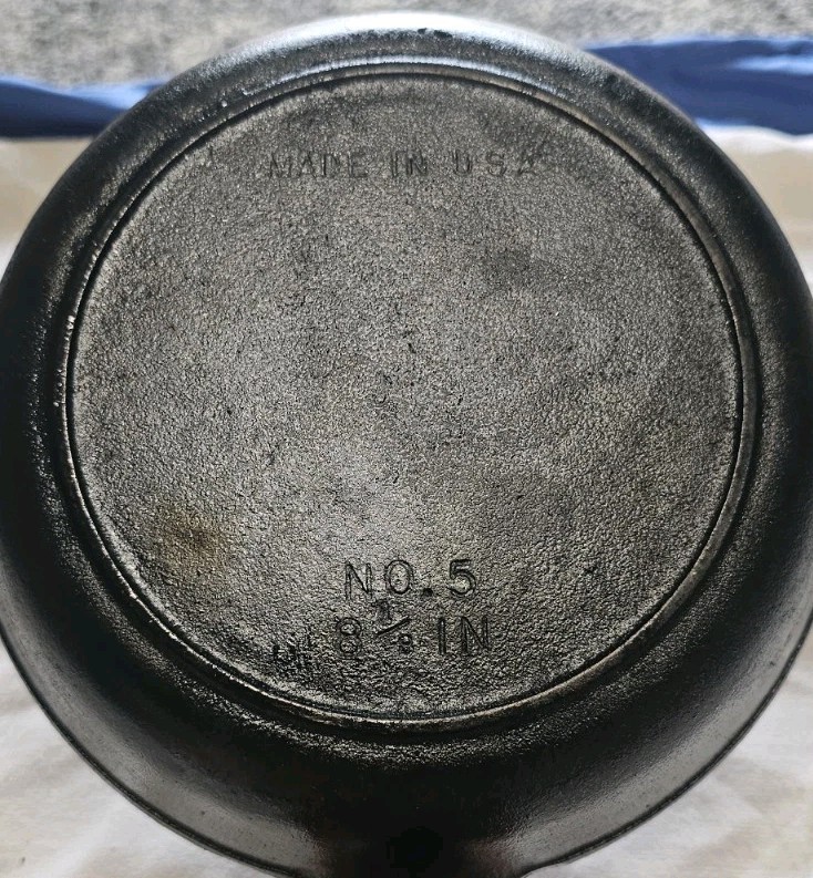 Vintage BSR Birmingham Stove Range #5 Cast Iron Skillet Restored ...