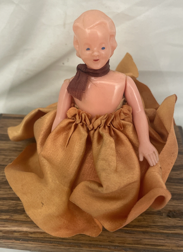 Vintage Ce Lady Half Doll 1/2 Pin Cushion~3 1/2" Doll Celluloid | eBay
